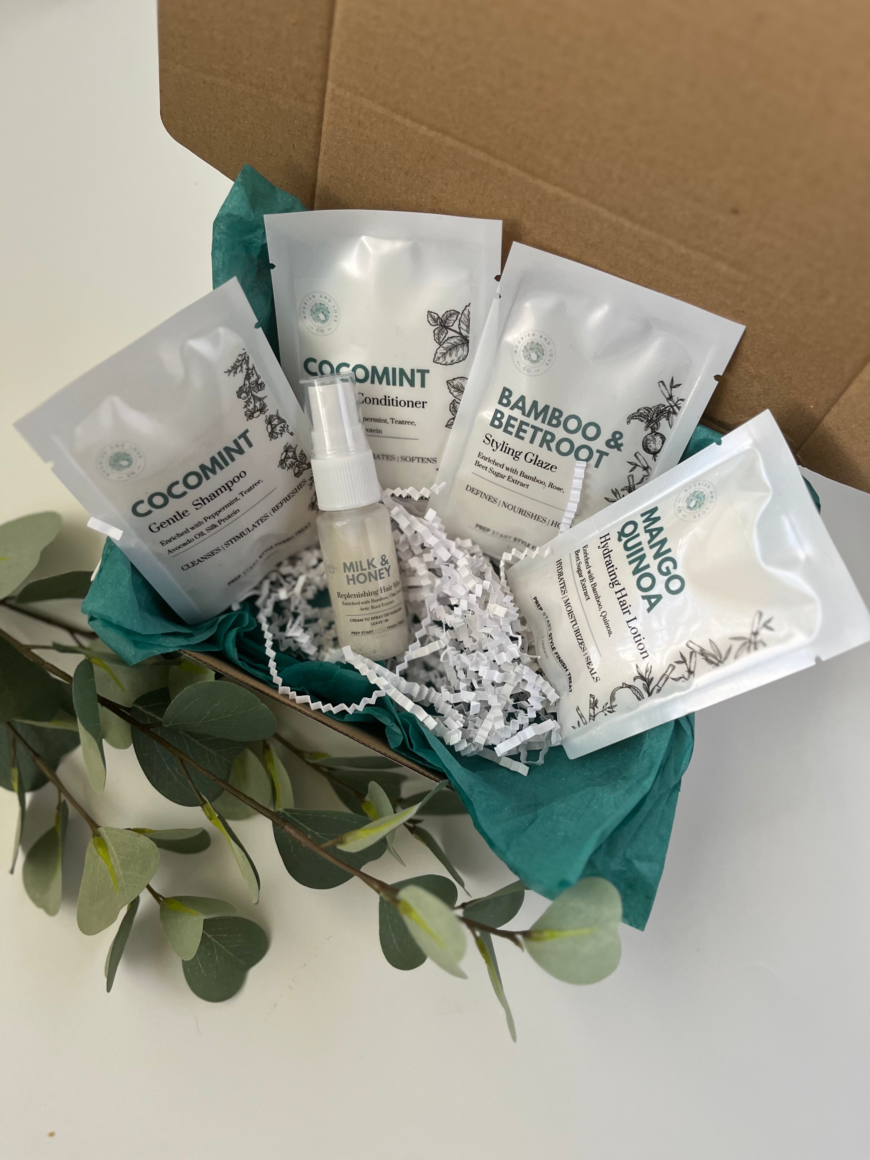 Hair Spa Essentials Collection Discovery Kit | Nourish & Protect Ritua – Nourish and Love Co.